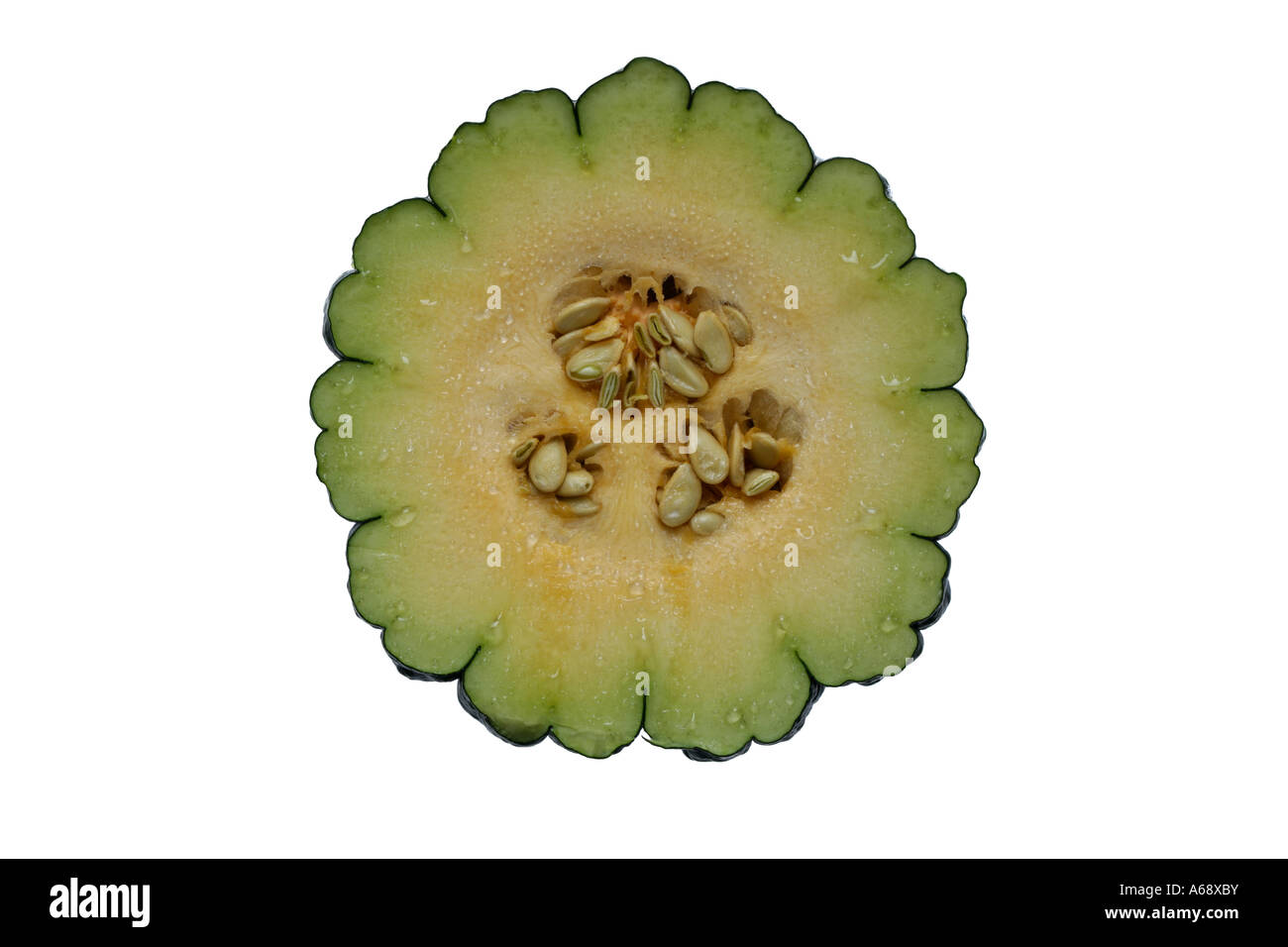 Bitter melon cross section Stock Photo - Alamy