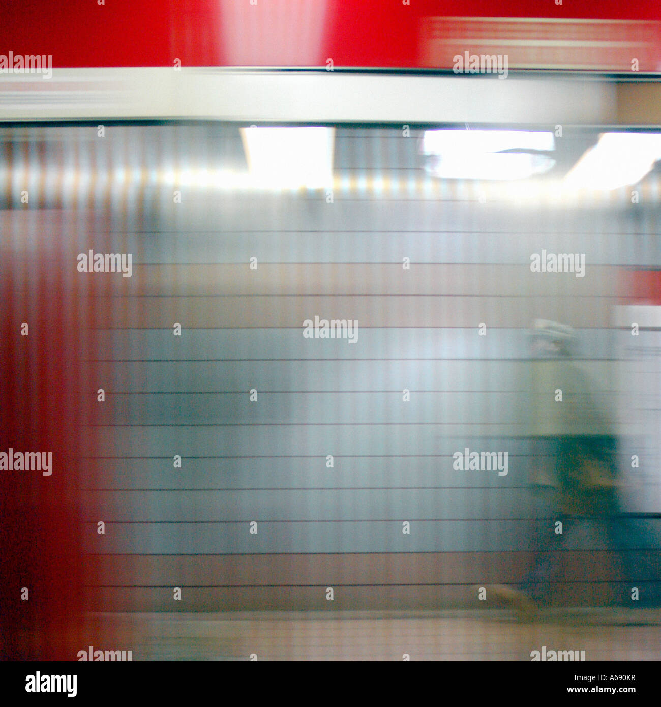 Urban Scene of a Subway Platform in Boston Massachusetts USA The Red ...