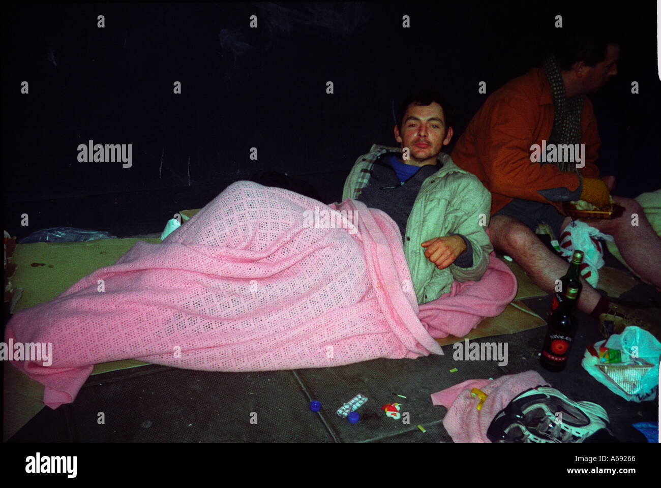 Homeless london night hi-res stock photography and images - Alamy