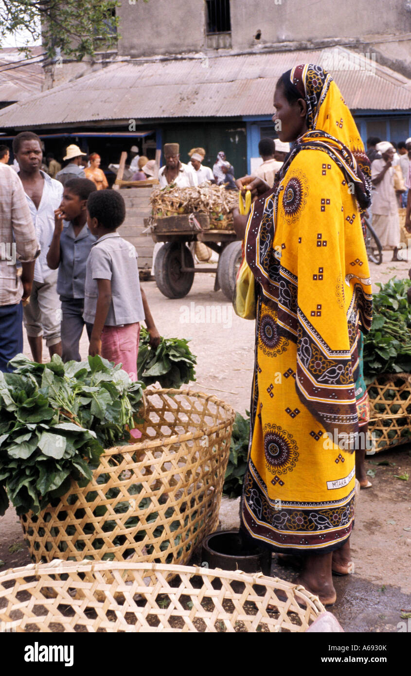 East Africa Tanzania Local Caption Zanzibar Tanzania Stone Town Market ...