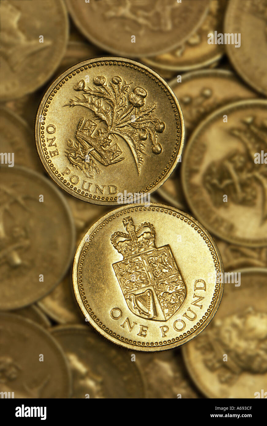 UK Pound coins Stock Photo - Alamy