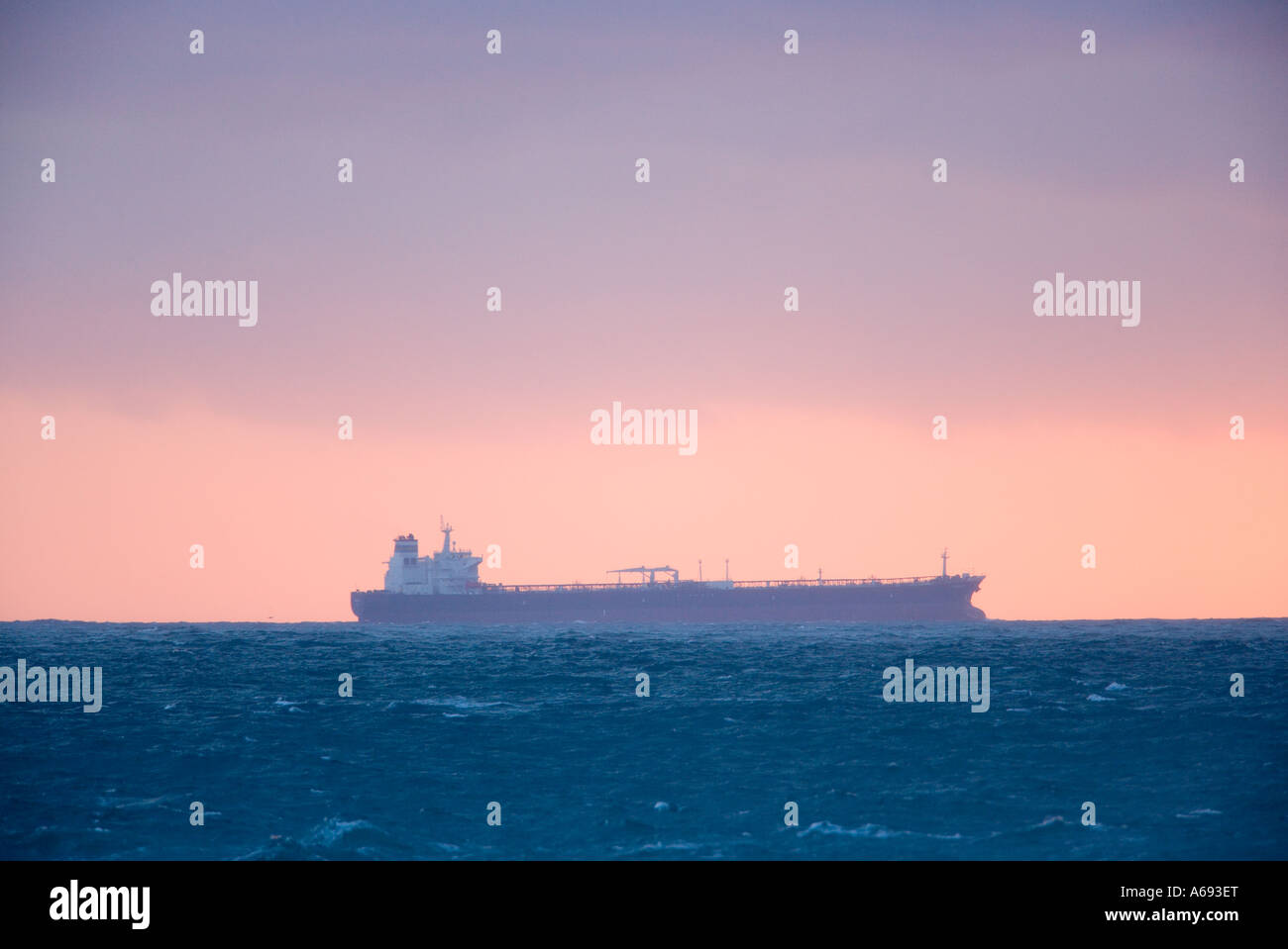 Cargo ship on Atlantic Ocean Stock Photo - Alamy