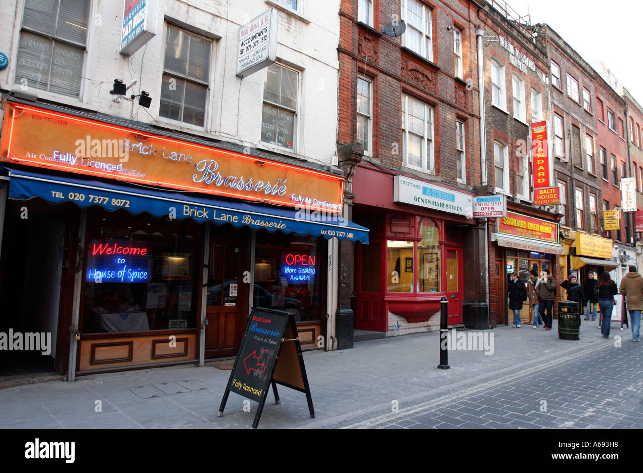 united kingdom east london brick lane Stock Photo - Alamy