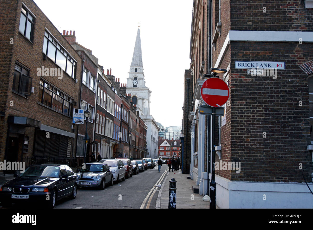 united kingdom east london fournier street Stock Photo - Alamy