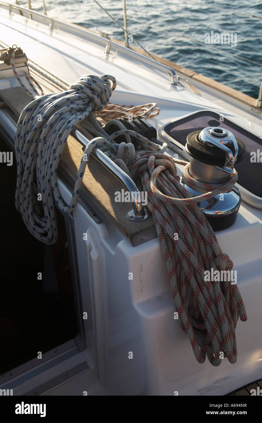 sailboat in british virgin islands Stock Photo - Alamy