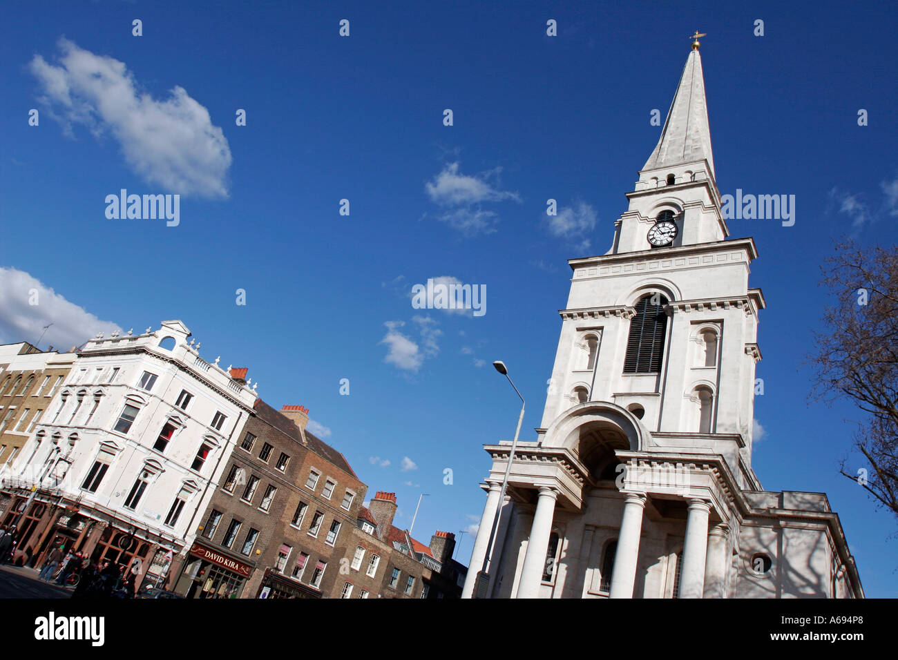 Spitalfields church hi-res stock photography and images - Alamy