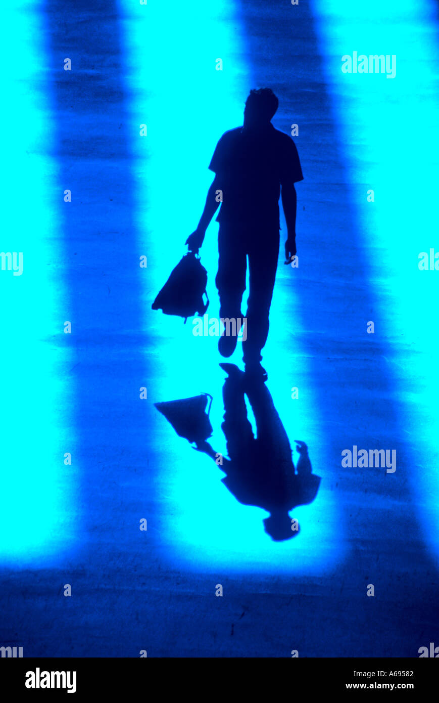 Back lit silhouettes of people Stock Photo - Alamy