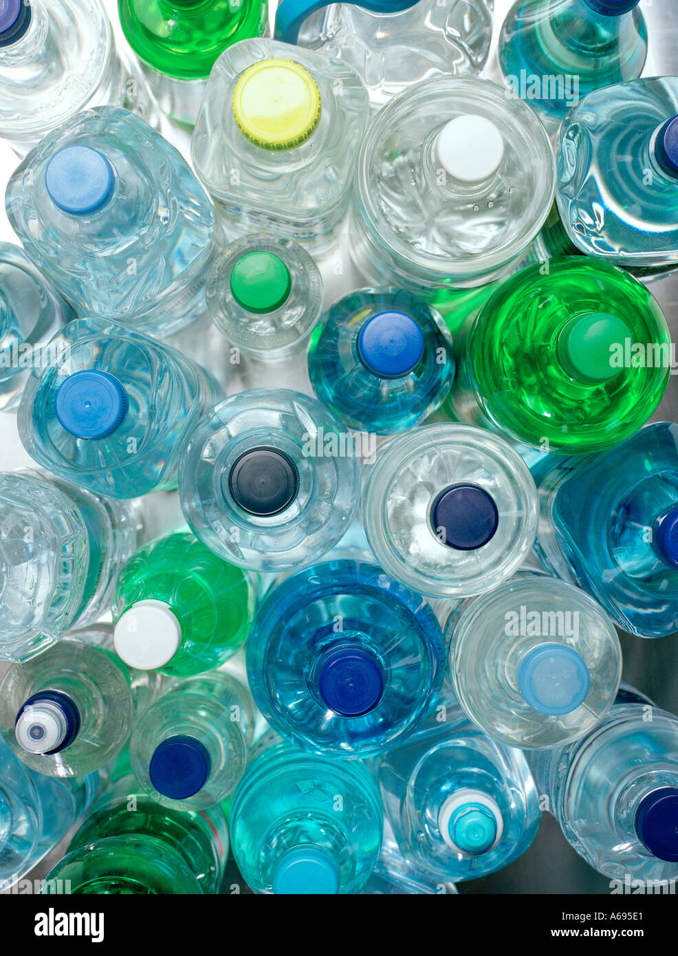 EMPTY PLASTIC BOTTLES FOR RECYCLING UK Stock Photo - Alamy