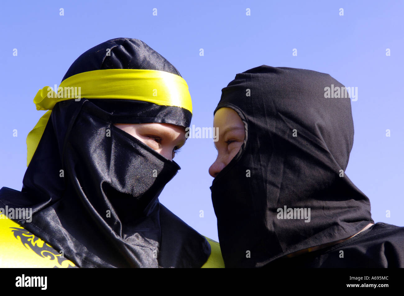 Boys two eye contact fight hi-res stock photography and images - Alamy