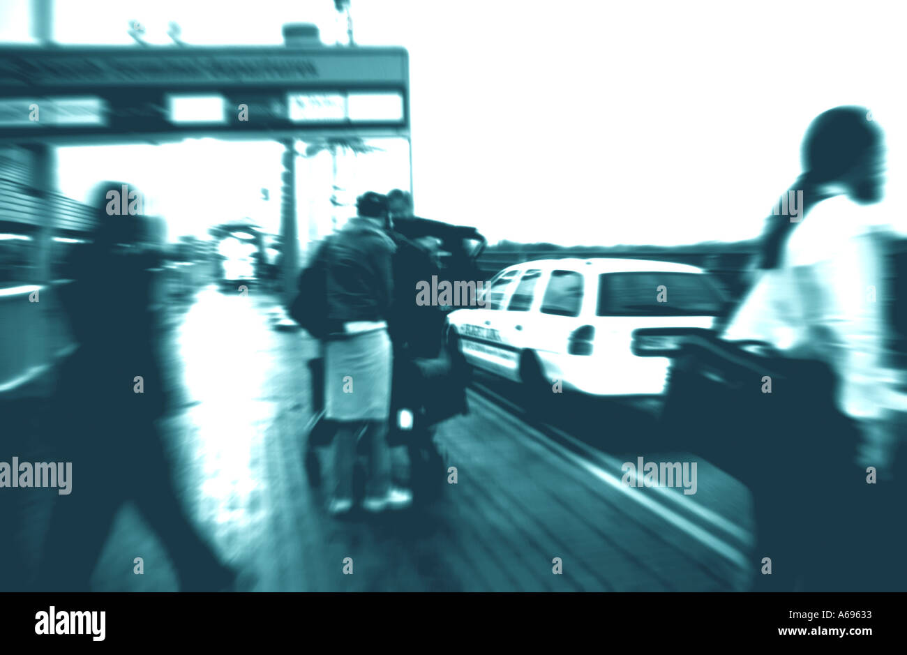 Airport passenger drop-off concept Stock Photo - Alamy