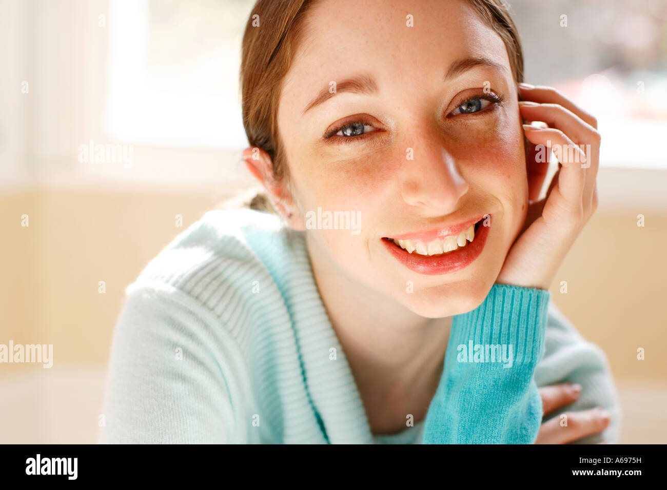 Attractive girl portrait Stock Photo - Alamy