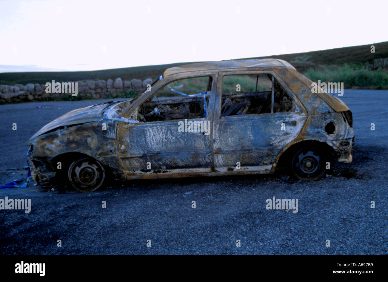 Car gutted hi-res stock photography and images - Alamy