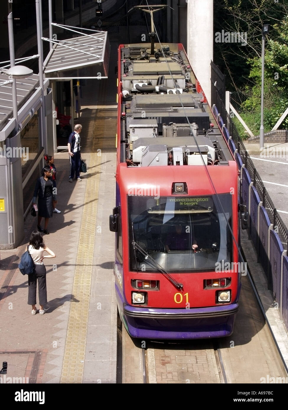 england birmingham metro railway snow hill station Stock Photo - Alamy