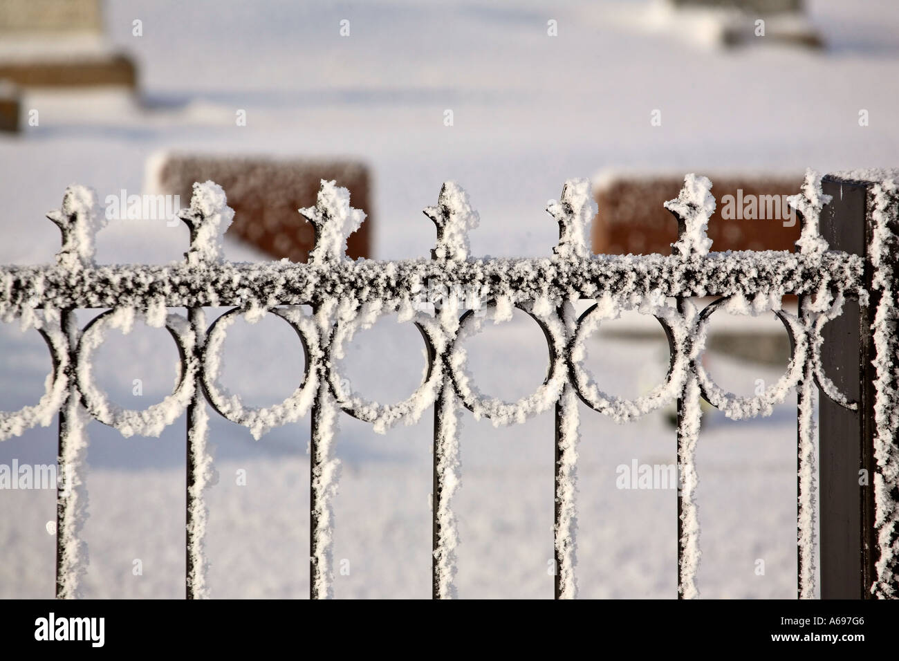 Winter view of Bethune Cemetery in scenic Saskatchewan Canada Stock ...