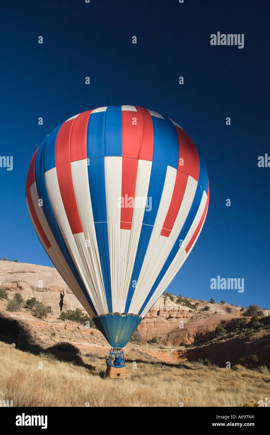 Hot air balloons at 25th Annual Red Rock Balloon Rally; Red Rock State ...