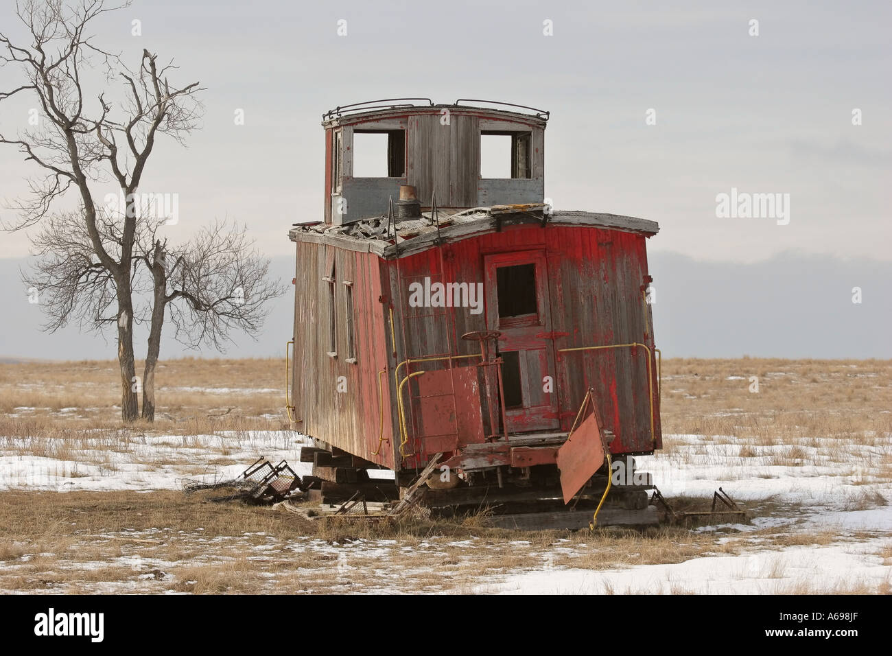 Train caboose hi-res stock photography and images - Alamy