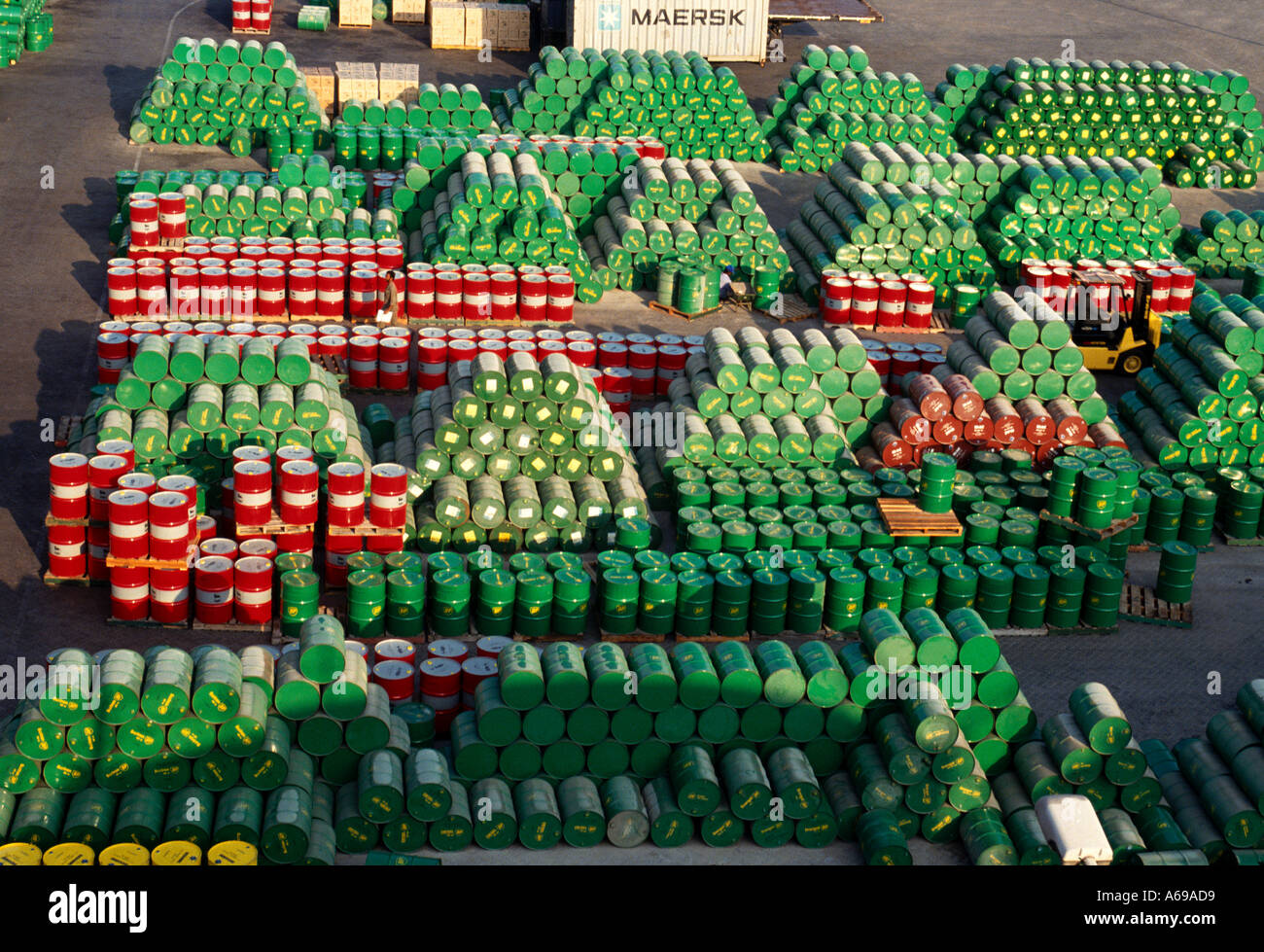 BP Oil Terminal Jebel Ali Dubai United Arab Emirates Stock Photo - Alamy