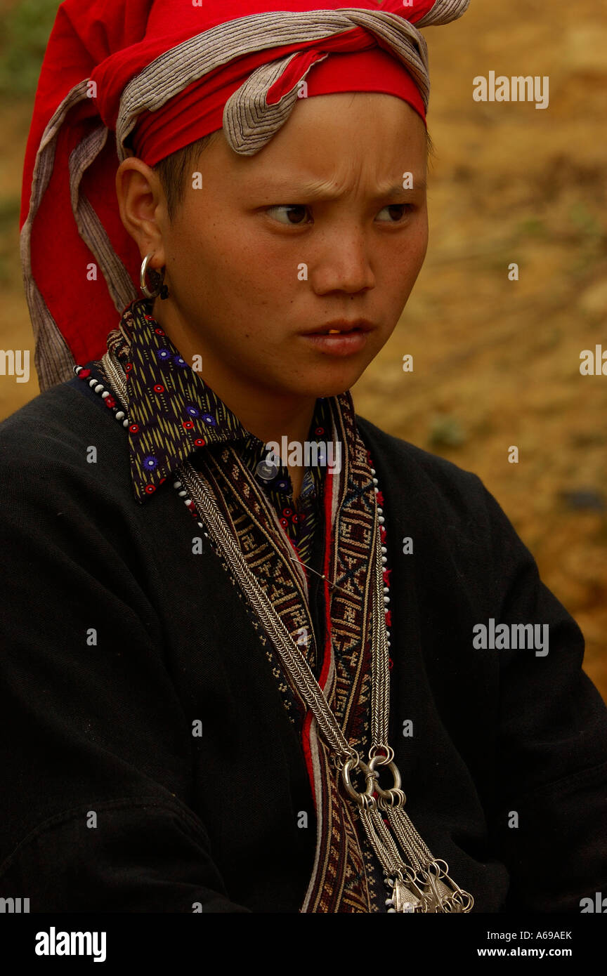 Red Dao Indigenous People, Ta Phin, Sapa, Vietnam Stock Photo - Alamy