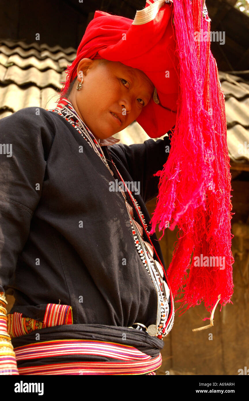 Red Dao Indigenous People, Ta Phin, Sapa, Vietnam Stock Photo - Alamy