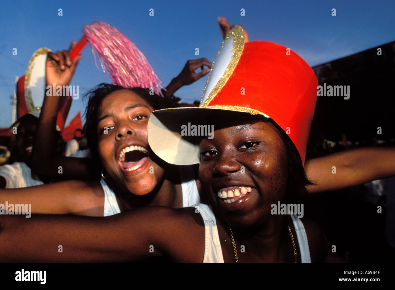 Trinidad, Carnival, Revelers Stock Photo - Alamy