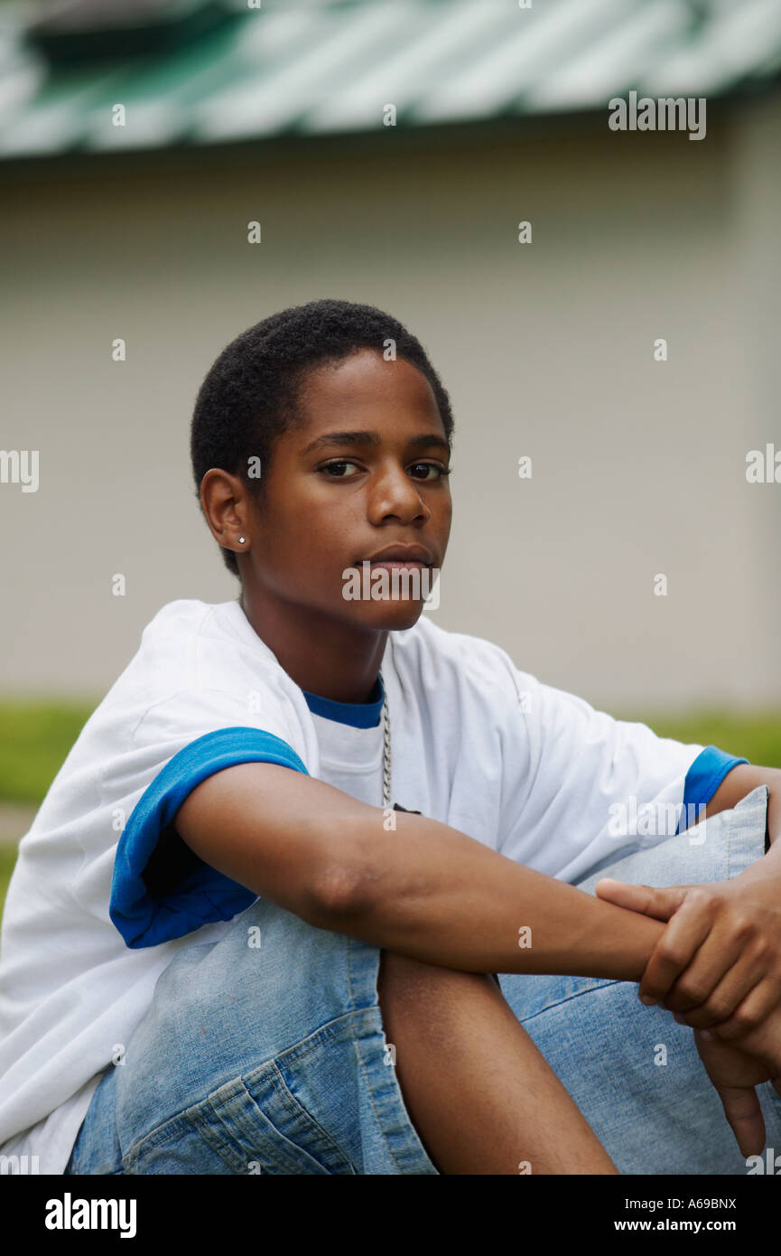 portrait of male youth Stock Photo - Alamy