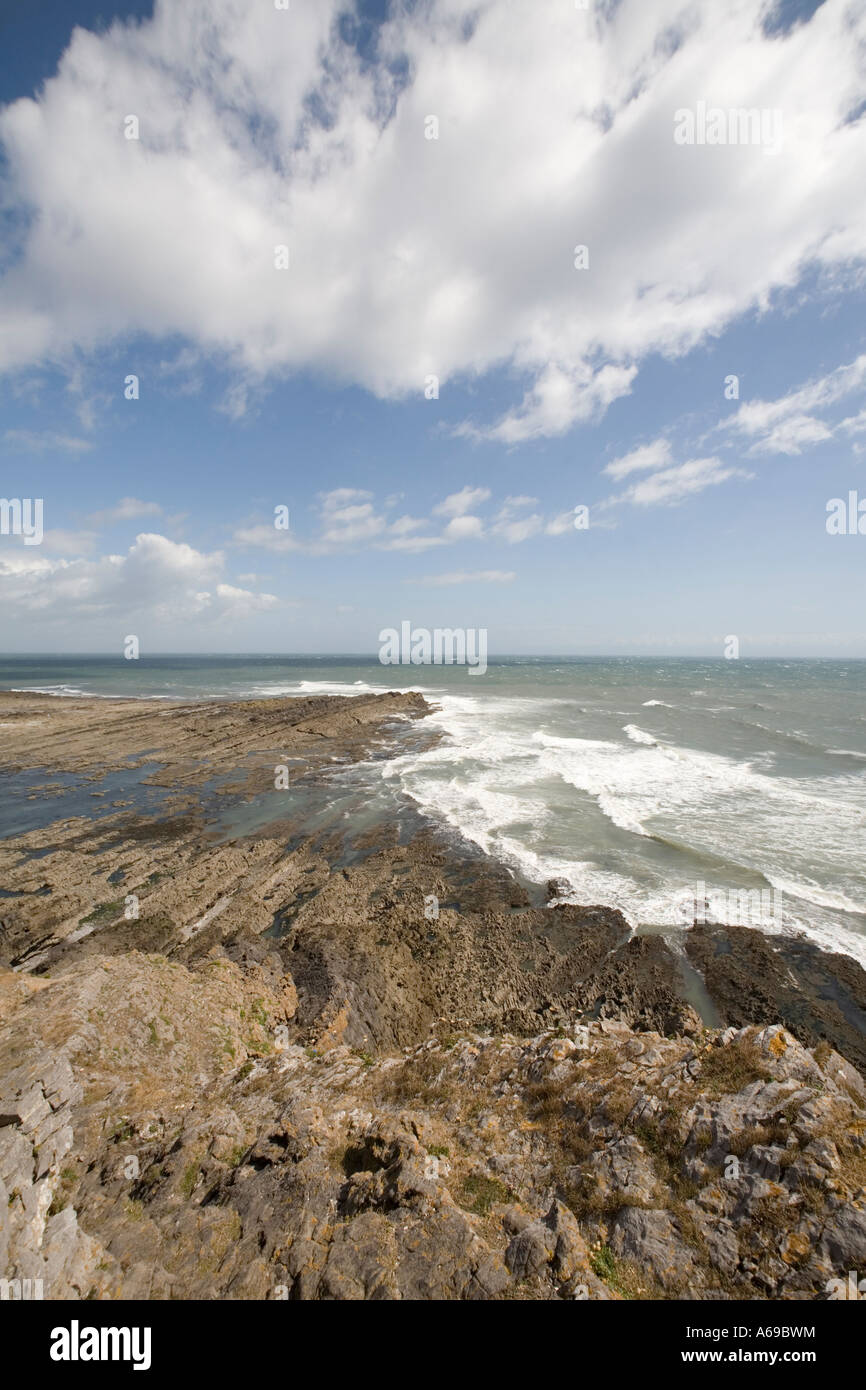 Wave cut platform wales hi-res stock photography and images - Alamy