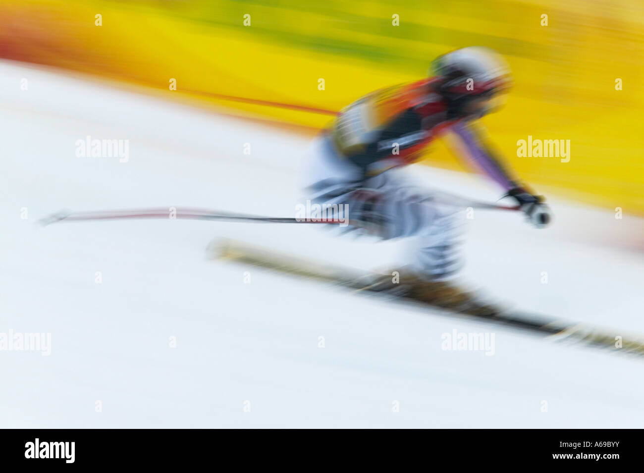 world cup ski racing Lake louise alberta ,canada Stock Photo - Alamy