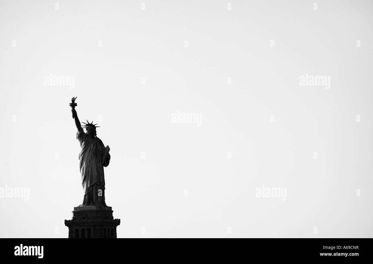 Famous American landmark, The Statue of Liberty, New York City Stock ...