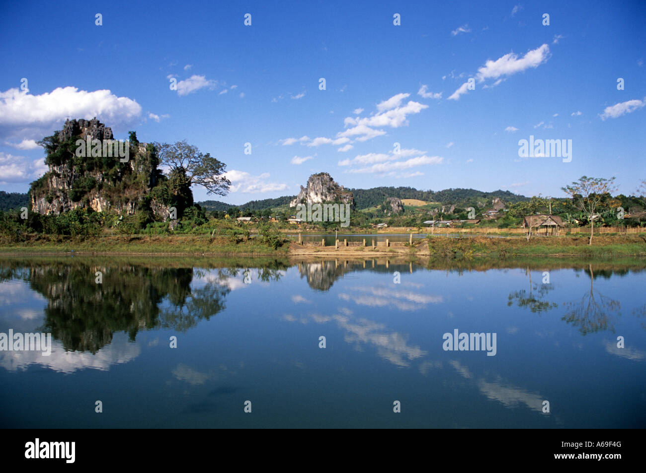 Stunning and picturesque landscapes formed by scattered limestone ...