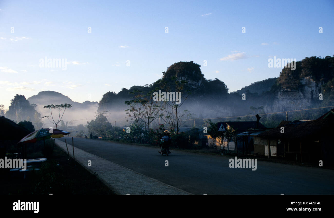 Stunning and picturesque landscapes formed by scattered limestone ...
