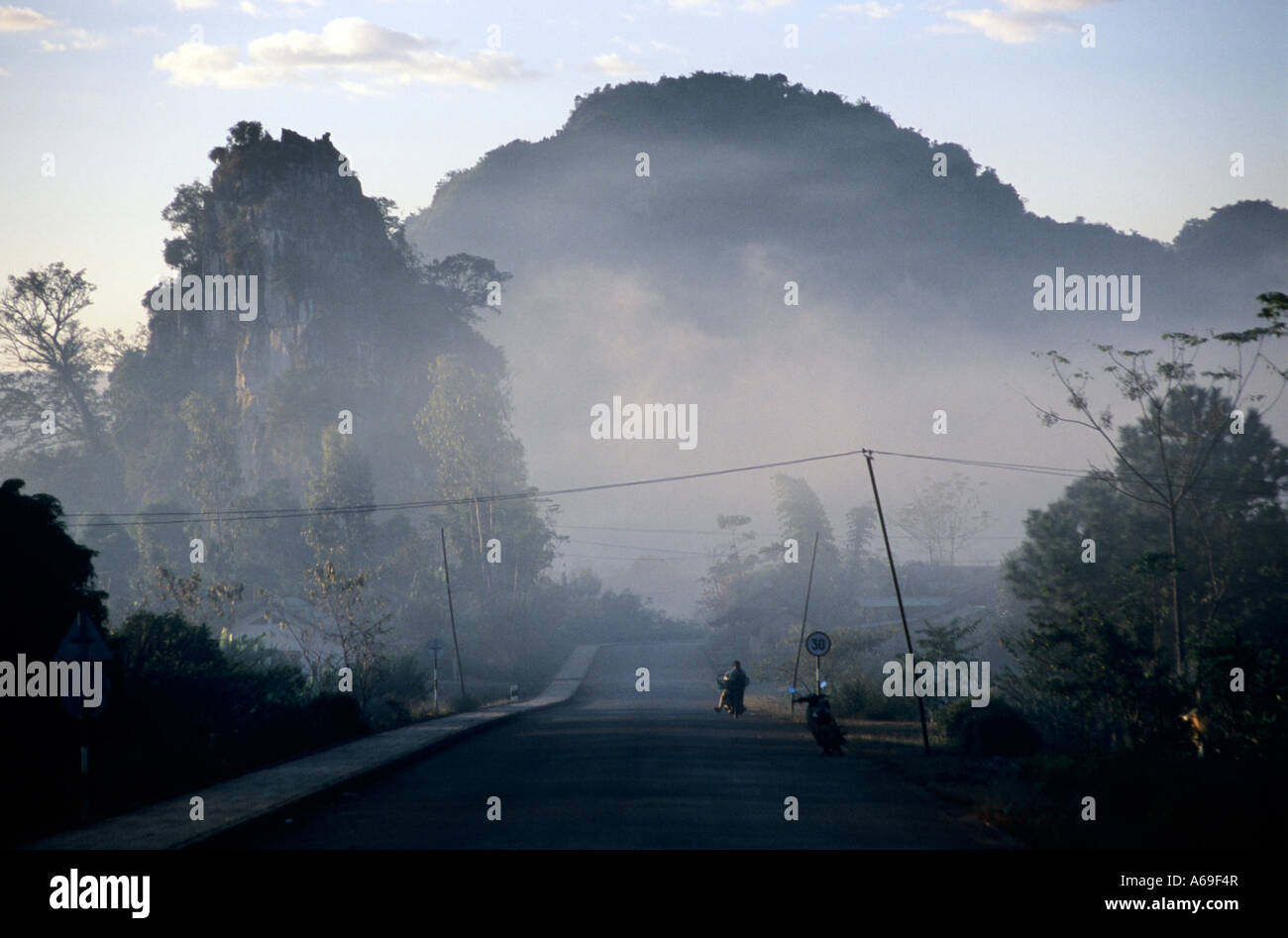 Stunning and picturesque landscapes formed by scattered limestone ...