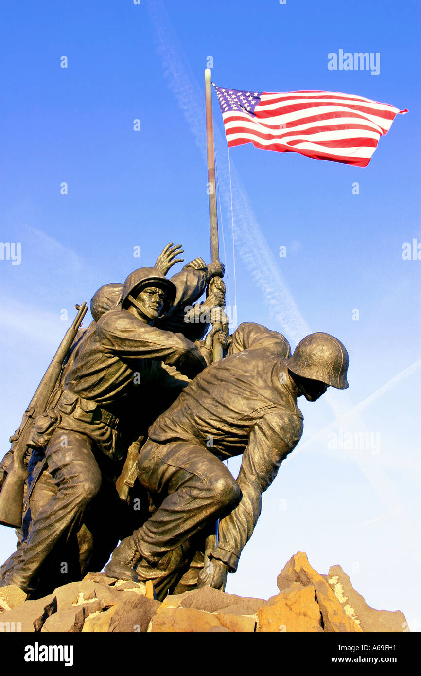 Iwo Jima Memorial Statue Washington DC Stock Photo - Alamy