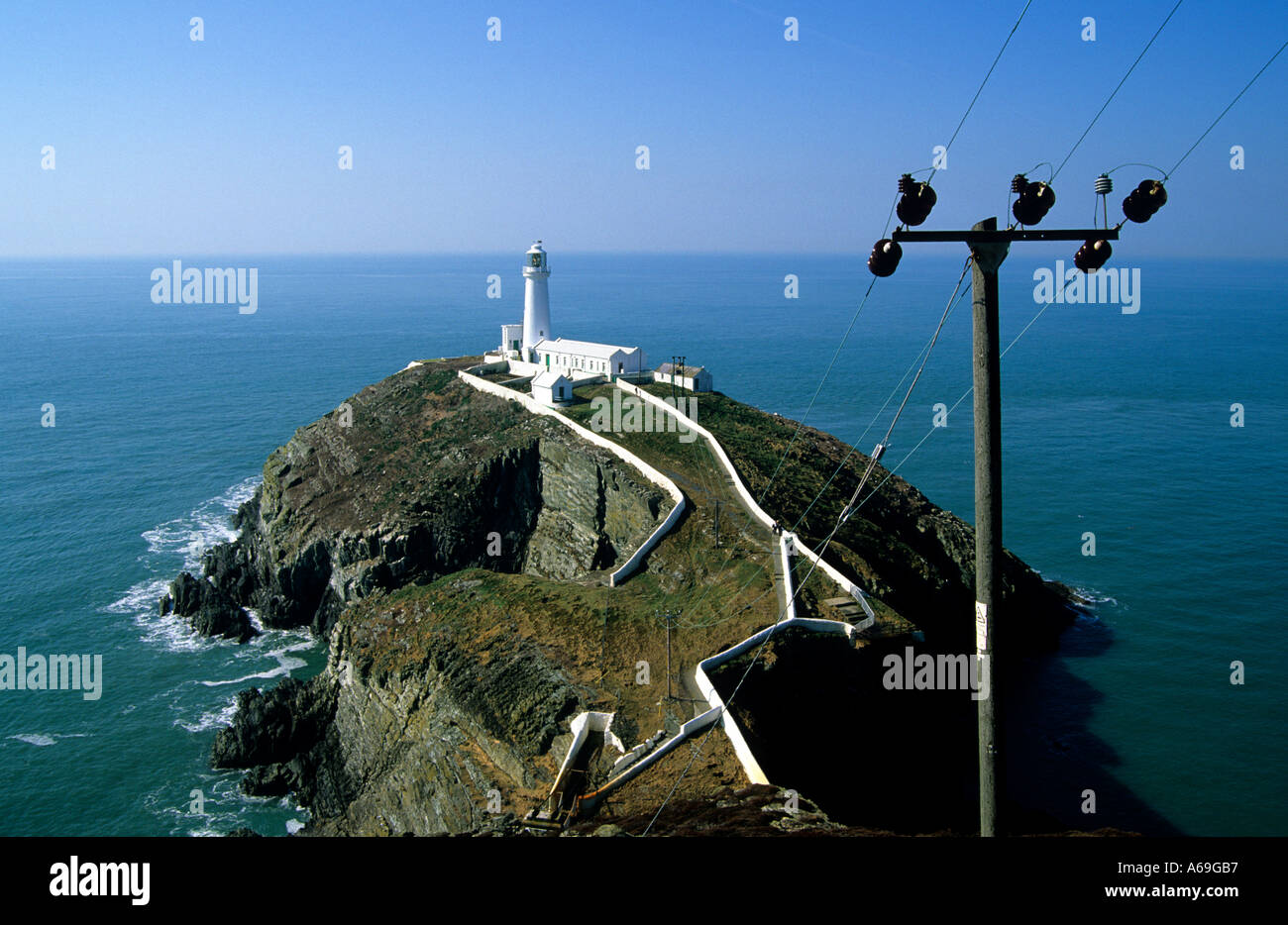 South Stack Lighthouse, Anglesey, Wales, UK Stock Photo - Alamy