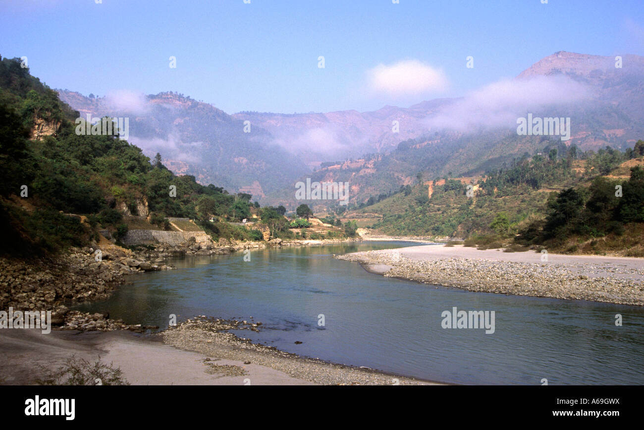 Nepal Central Trisuli River Stock Photo - Alamy