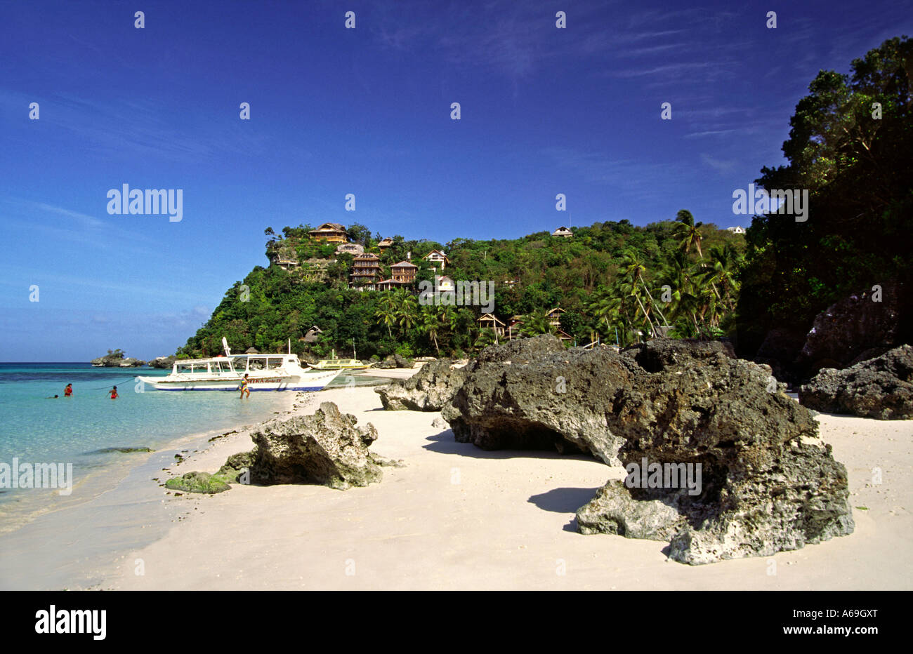 Philippines Boracay Diniwid Beach Stock Photo - Alamy