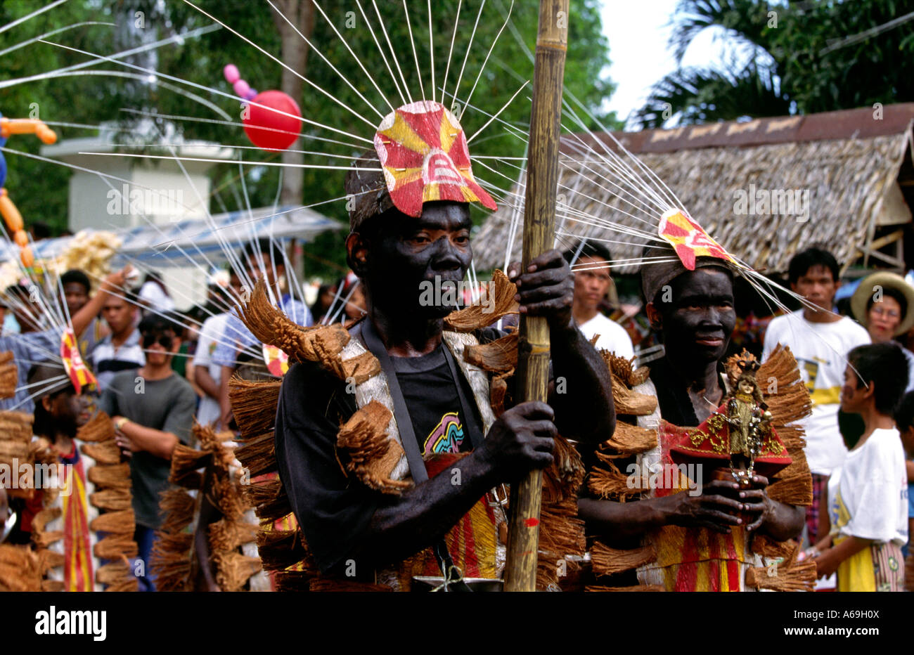 Philippines Panay Ibajay religion Ati Atihan festival Naile Barangay ...