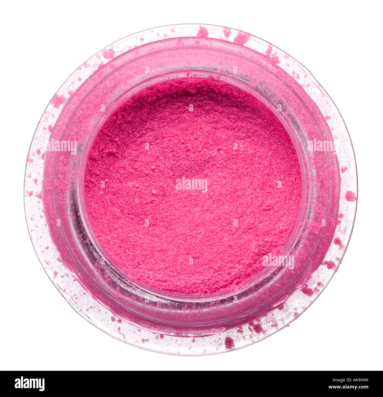 Pink powder in pot Stock Photo - Alamy