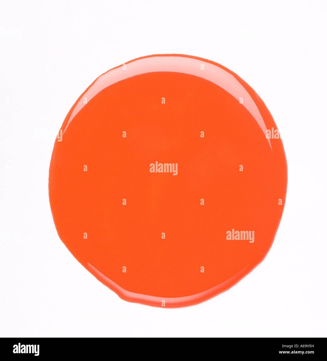 Orange nail varnish Stock Photo - Alamy