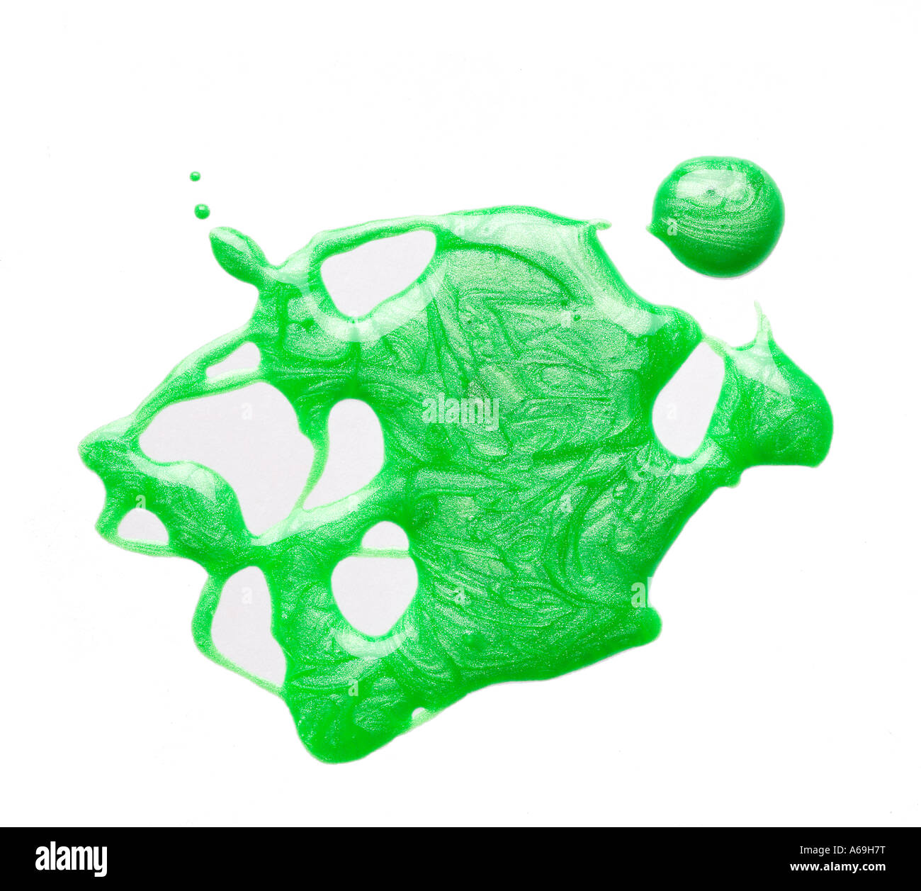 Splodge green paint hi-res stock photography and images - Alamy