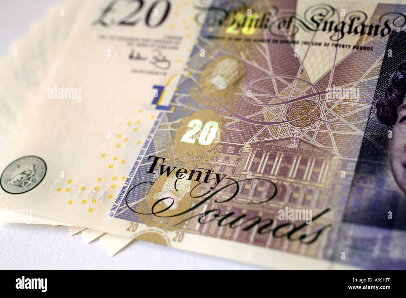 New Twenty Pound Note, March 2007 Stock Photo - Alamy