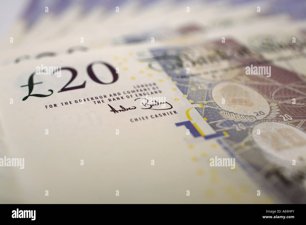 New Twenty Pound Note, March 2007 Stock Photo - Alamy