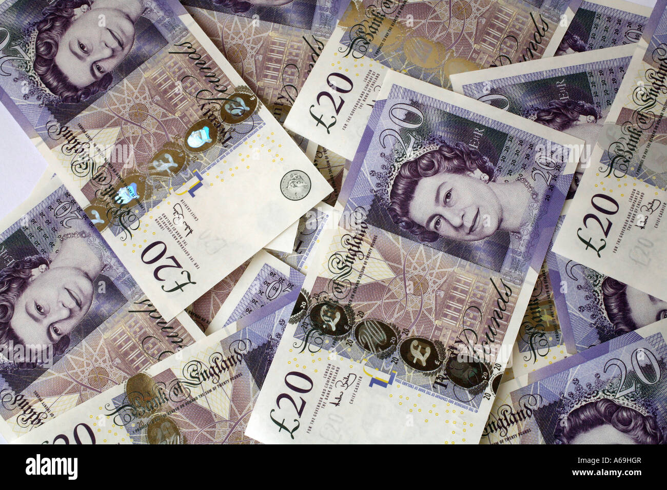 New Twenty Pound Note, March 2007 Stock Photo - Alamy