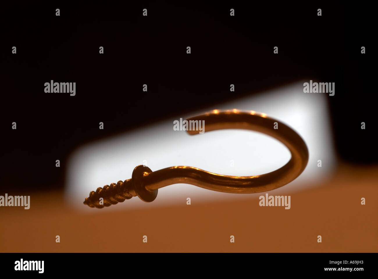 Abstract image of a household hook Stock Photo - Alamy