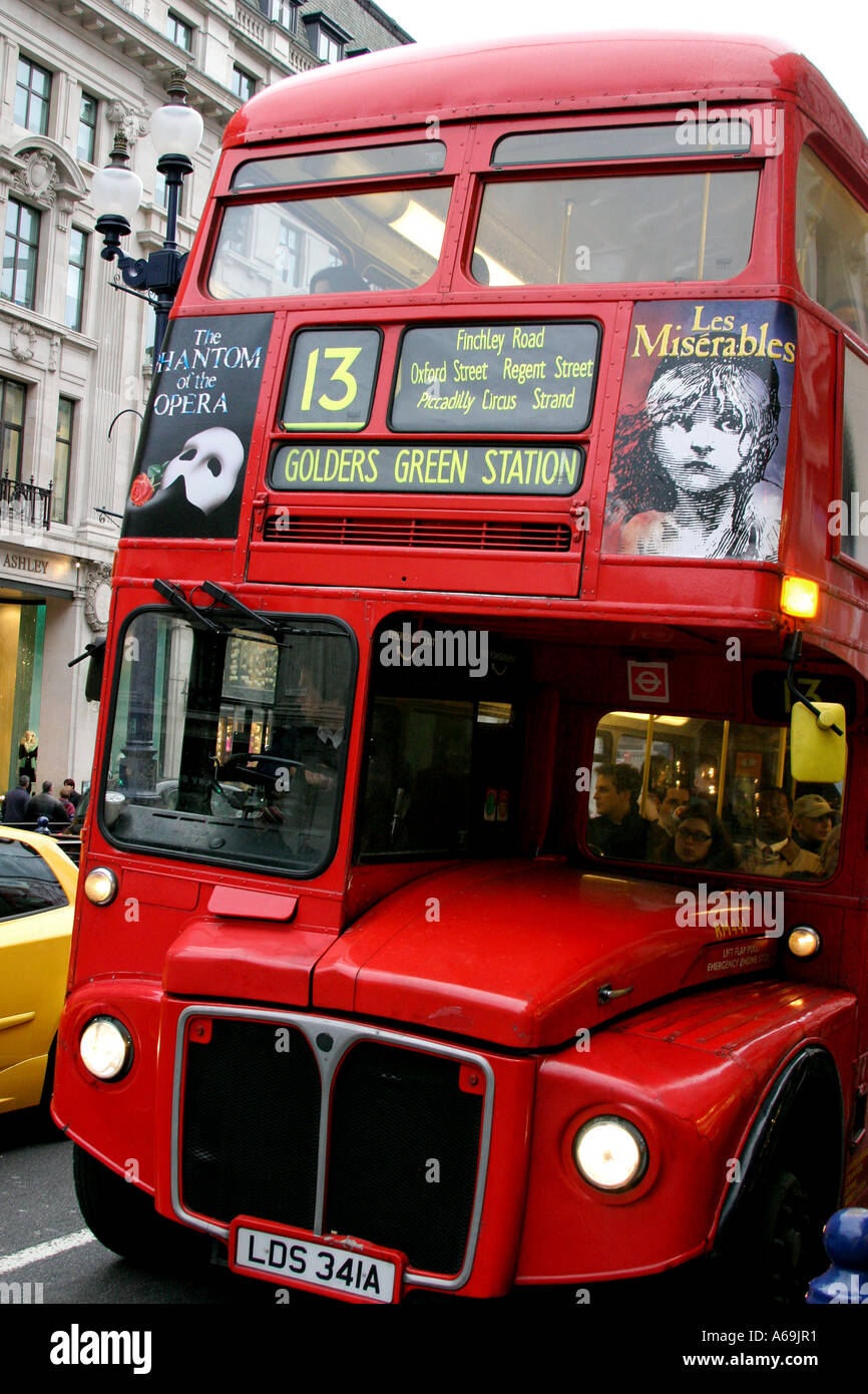 Double Decker Bus London UK Stock Photo - Alamy