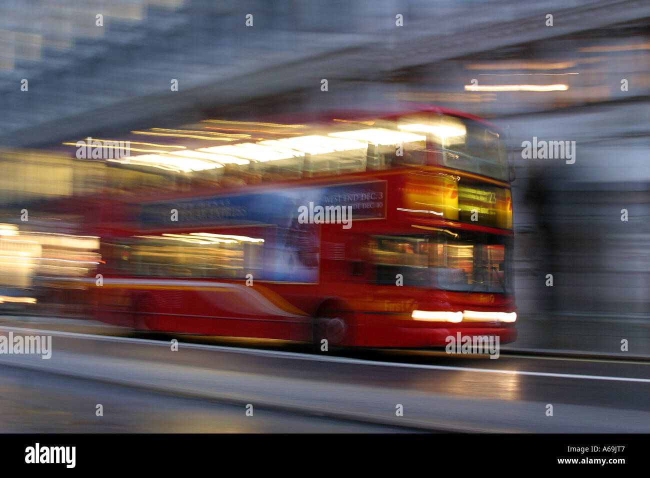 Double Decker Bus London UK Stock Photo - Alamy