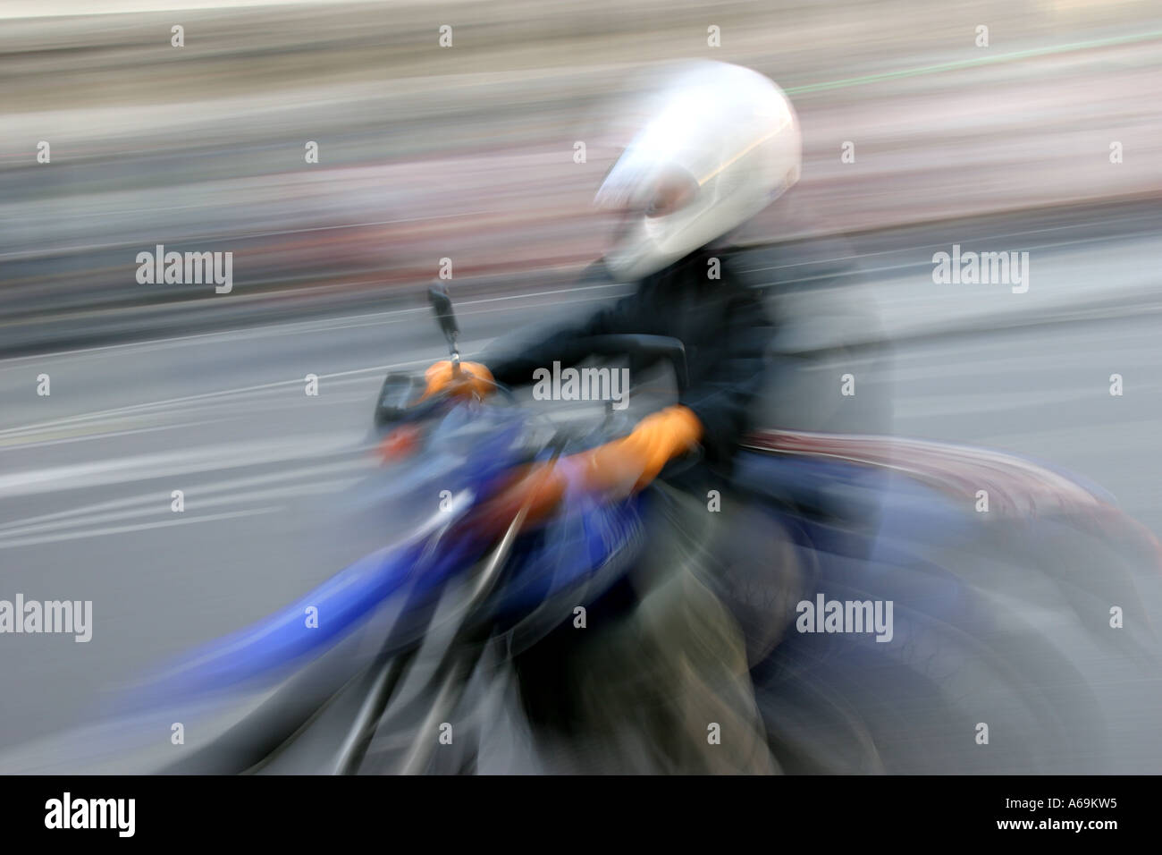 Speeding motorcycle wheel hi-res stock photography and images - Alamy