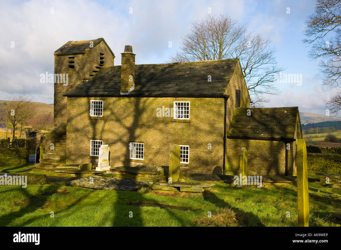 View of Jenkin Chapel at Saltersford in Cheshire Stock Photo - Alamy