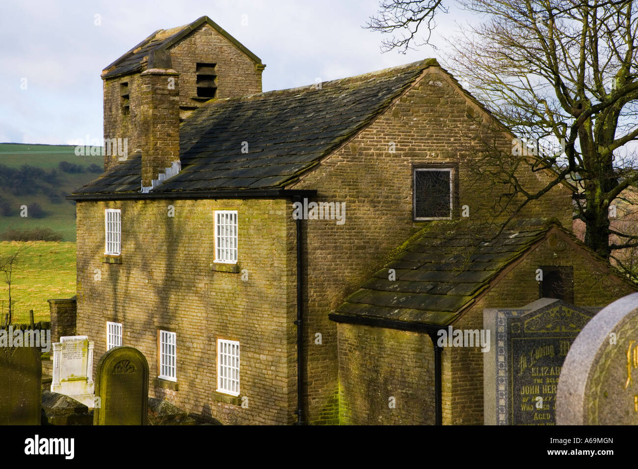 View of Jenkin Chapel at Saltersford in Cheshire Stock Photo - Alamy