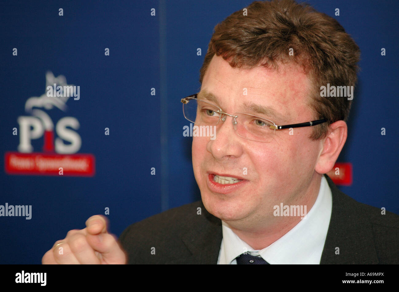 Polish politician from Prawo i Sprawiedliwosc party (Law and Justice Stock Photo - Alamy