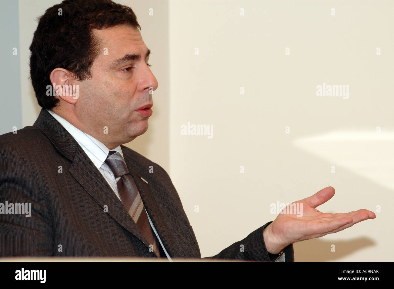 Polish publicist and journalist Bronislaw Wildstein, former president ...